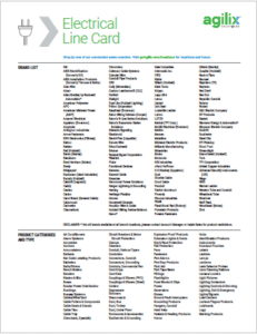 Downloadable Line Cards - Agilix Solutions